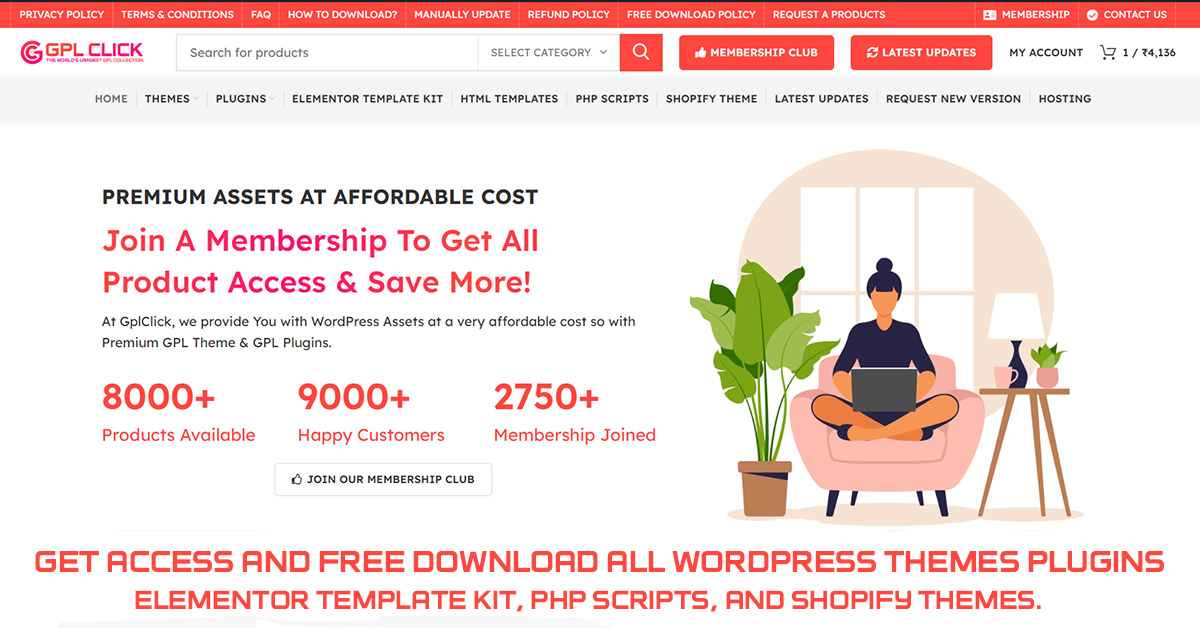 Premium WordPress • GPL Theme • GPL Plugin • GPLCare